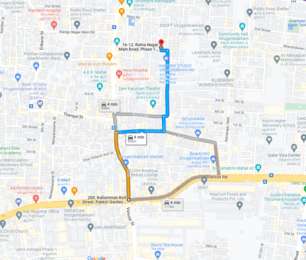 South Chennai Consultant Homes SCC GK Concepts Map - Virugambakkam, Arcot Road Location Map