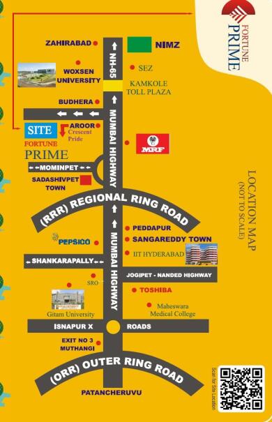 South Pride Realty South Pride Fortune Prime Map - Aroor, Sadashivpet ...