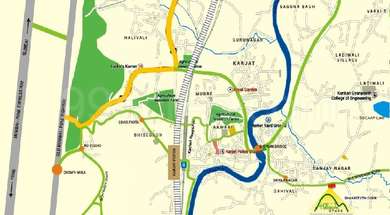 Space Group Mumbai Hillside Space Map - Karjat, Mumbai Location Map
