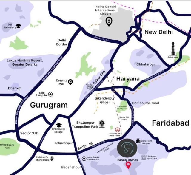 Space Pankaj Homes Designer Builder Floor Sector 63A Gurgaon Resale ...