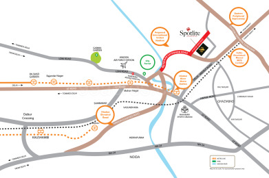 Spacetech Group Spacetech Spotlite The Mall Of Joy Map - Raj Nagar ...
