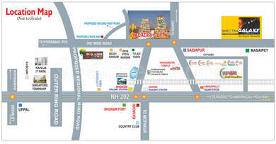 Spectra India Mega Projects Spectra Galaxy Map - Masaipet, Nalgonda ...