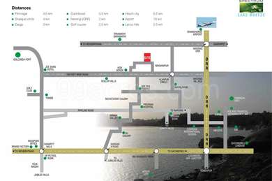 Spectrum Constructions Spectrum Lake Breeze Map - Neknampur, Hyderabad ...
