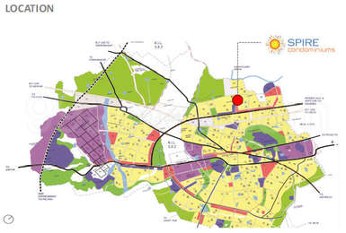 Spire World Builders Spire Condominiums Map - Sector 106, Gurgaon ...