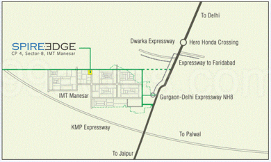 Spire World Builders Spire World Trade Centre Map - Manesar, Gurgaon ...