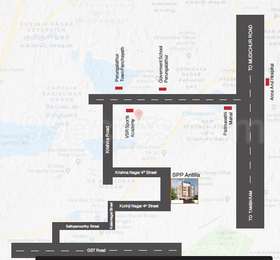 SPP Realty SPP Antilla Map - Perungalathur, Chennai Location Map