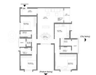 4 BHK Apartment / Flat for sale in SPR Highliving Perambur Chennai ...