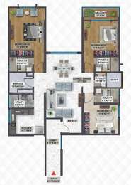 4 BHK Apartment / Flat for sale in SPR Highliving Perambur Chennai ...