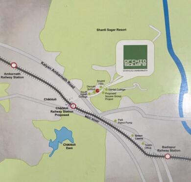 Squarefeet Group Builders Squarefeet Orchid Square Map - Ambernath ...