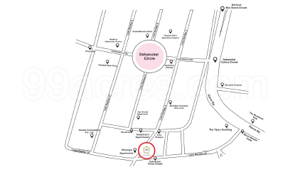 SR Constructions Pune SR Tirupati Nivas Map - Kothrud, Pune Location Map