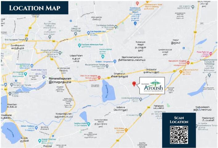 Sree Dakshas Aroush Singanallur, Coimbatore | Price List & Brochure, Floor Plan, Location Map ...