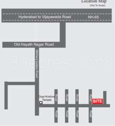 NK Construction Hyderabad Naghakrishna Residency Map - Hayathnagar ...