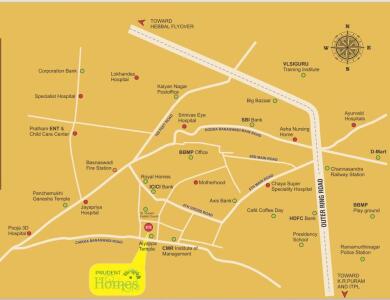Sree Krishna Constructions Bangalore Prudent Homes Map - Banaswadi ...