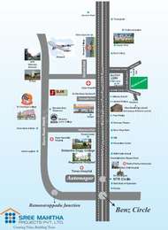 Sree Mahitha Projects Sree Mahitha Mythrivanam Map - Kankipadu ...
