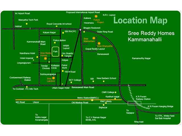 SreeReddy Homes Bangalore East, Kammanahalli Resale Price List ...