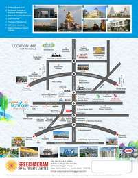 Sreechakram Infra Sreechakram Nightingale Map - Thimmapur, Rangareddy ...
