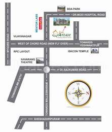 Sreejith Builders Bangalore Sreejith Sree Arcade Map - Shivanagar ...