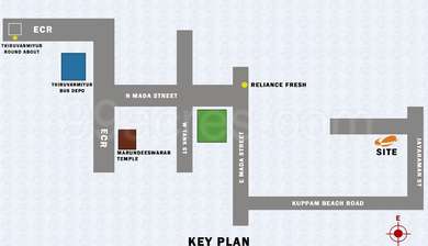 Sreenivas Housing Sreenivas Swamimalai Map - Thiruvanmiyur, Chennai ...