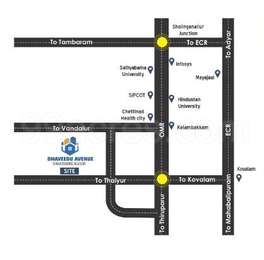 Sri City Developers Sri City Dhaveedu Avenue Map - Kelambakkam, Chennai ...