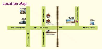 Sri Durga Foundations P Builders Sri Durga Orchids Map - Korattur ...