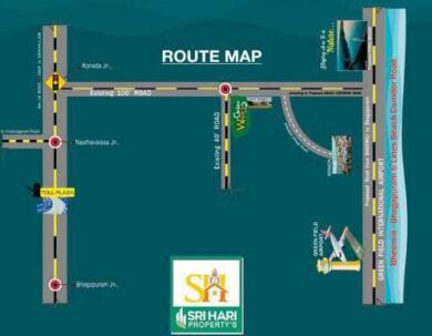 Sri Hari Property Sri Hari Golden Waves Map - Bhogapuram, Vizianagaram ...