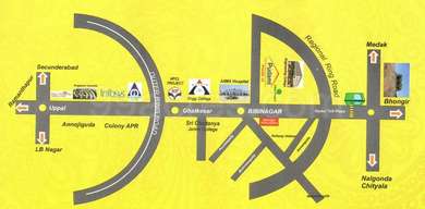 Sri Logillu Developers Sri Logillu Pudami Phase 4 Map - Bibinagar ...