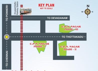 SMPC CPN Nagar Map - Minjur, Chennai Location Map