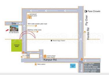 Sri Sai Infratech Sri Sai Basera Map - Krishna Nagar, Lucknow Location Map