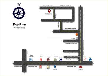 SSV Construction SSVC Bliss Map - Sembakkam, Chennai Location Map