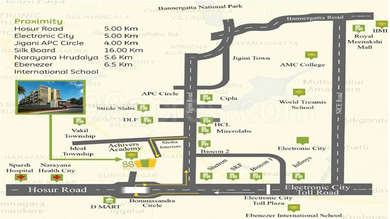 Shri Shabari Infrastructures SS South Crest Map - Bommasandra ...
