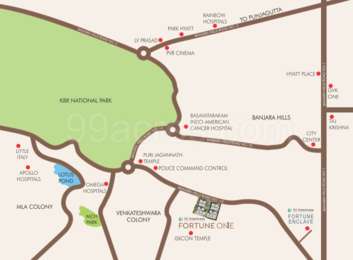 Sri Sreenivasa Builders Sri Fortune One Map - NBT Nagar, Ring Road ...
