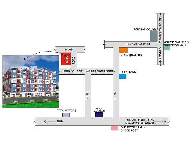 Sri Sreevaari Vihar Secunderabad, Bowenpally Resale Price List ...