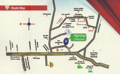 Sri Thirumala Projects STP Nandan Enclave Map - Bidadi, Bangalore South ...