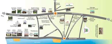 Sri Vaishnavi Townships Srivaari Nilayam Map - Thagarapuvalasa ...