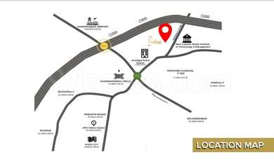 SIPL Hyderabad SIPL My Fortune Map - Dundigal, Hyderabad Location Map