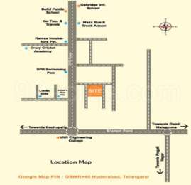 Srija Infra Developers Srija Twin Towers Map - Pragathi Nagar ...