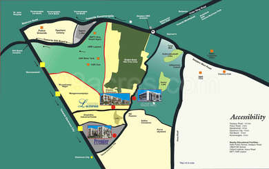 Srinivasa Developers Sai Poorna Luxuria Map - Reliaable Tranquil Layout ...