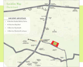 Sriven Infra Projects Sriven at 205 Map - Varthur, Bangalore Location Map