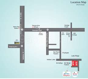 SRK Developers Hyderabad SRK Jaya Empire Map - Pragathi Nagar ...
