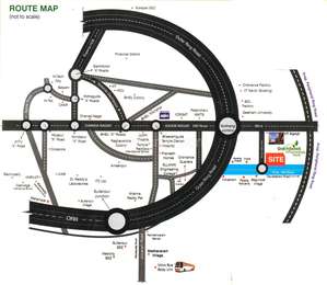 SRR Fortune Developers SRR Gachibowli Paradise Map - Gachibowli ...