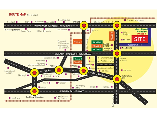 SRR Gachibowli Paradise Nandigama Hyderabad, Nandigama | Price List ...