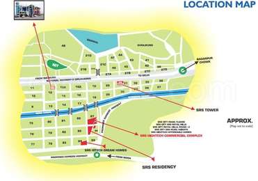 SRS Group Builders SRS Hightech Commercial Complex Map - Sector 87 ...