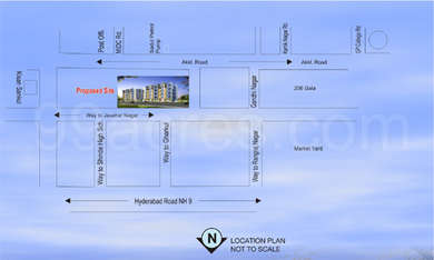 SS Infrastructure SS Icon Map - Akkalkot Road, Solapur Location Map