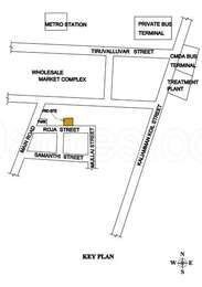 SSB Builders SSB Sai Sakthivel Apartments Map - Koyambedu, Chennai ...