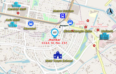 SSK Developers Kolkata SSK Jhankar Map - New Town, Kolkata East ...