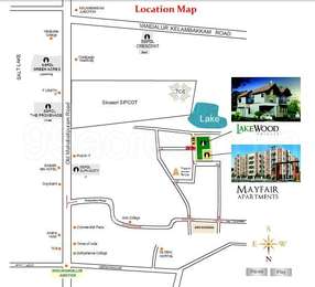 SSPDL Mayfair Apartments Map - Thalambur, OMR Location Map