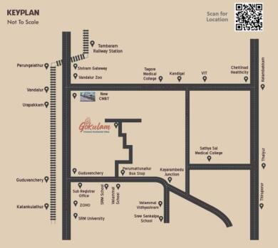 SSV Construction SSV Gokulam Map - Guduvancheri, Chennai South Location Map