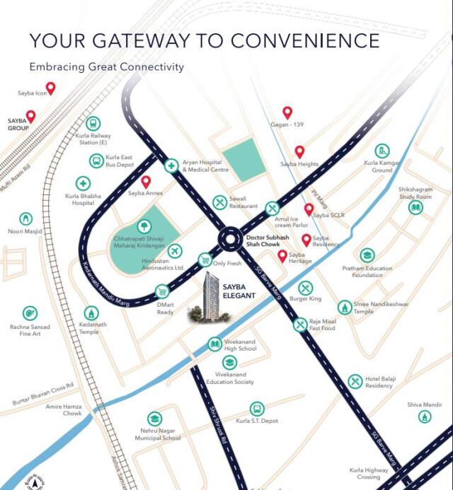 Sayba Elegant Kurla East, Mumbai | Price List & Brochure, Floor Plan ...