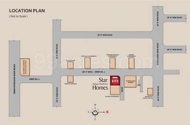 Star Homes Infratech India Star Pasham Pandit Rao Homes Map - Himayat ...
