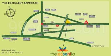 Star Raison Landmarks The Essentia Map - Alwar Bypass Road, Bhiwadi ...